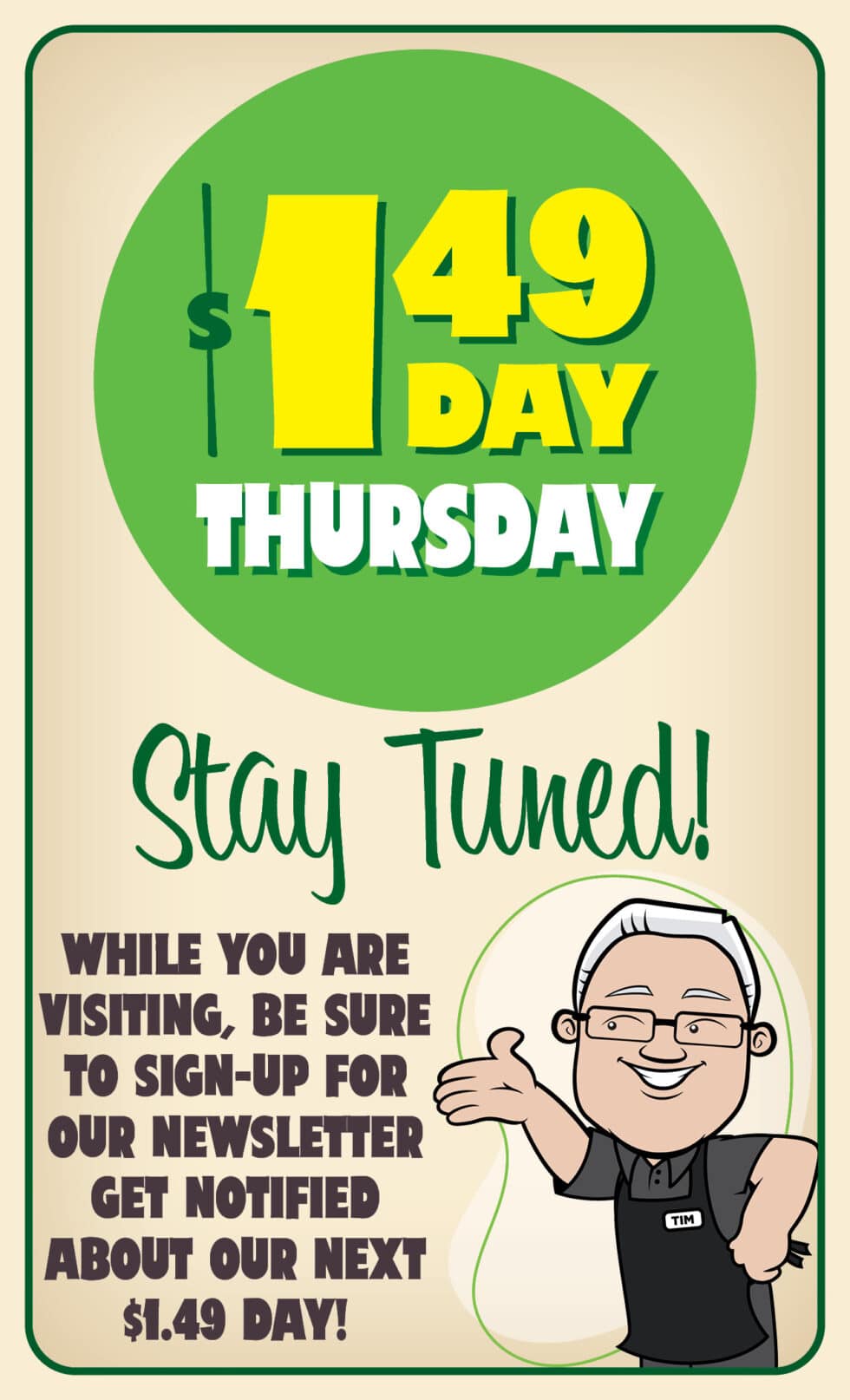 149 Day - Chuck's Fresh Markets